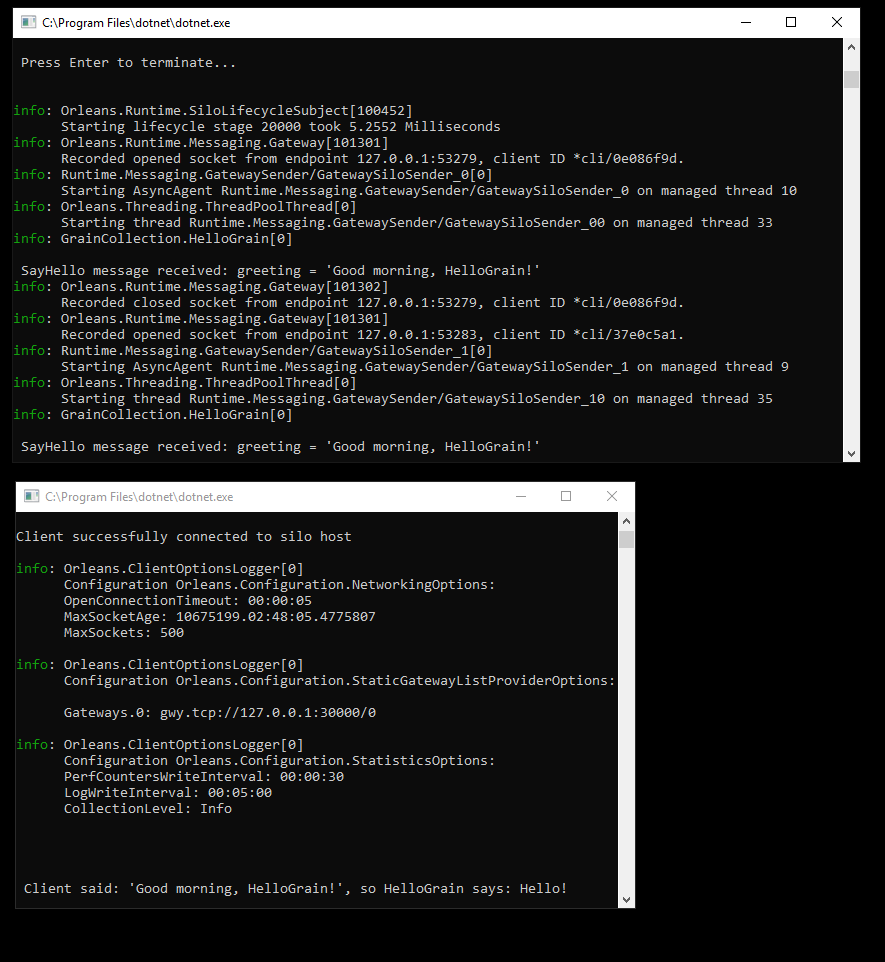 Tutorial One | Microsoft Orleans Documentation
